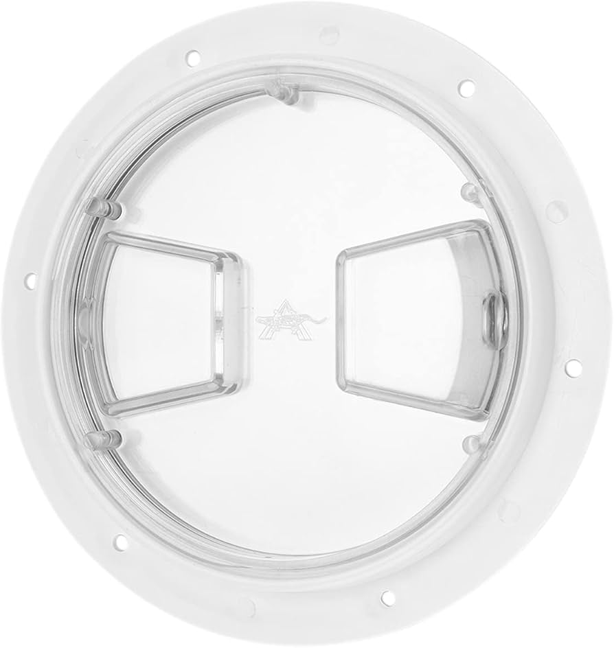 Deck Plate Hatch Cover Transparent 143MM | Leo Stores and Supply
